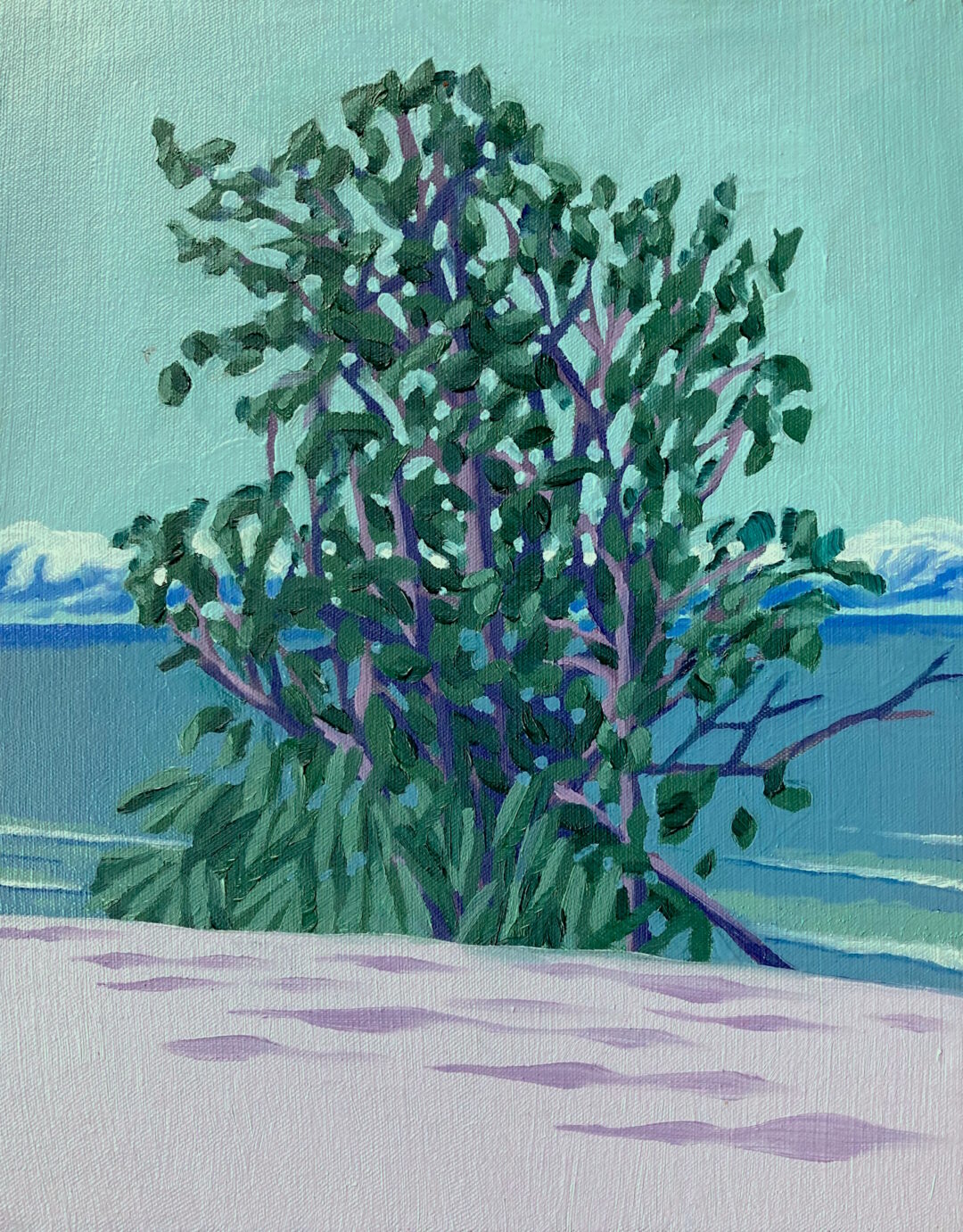 Alex Gilford - Shore Birch, P.J. Hoffmaster State Park [SOLD] - Detroit ...